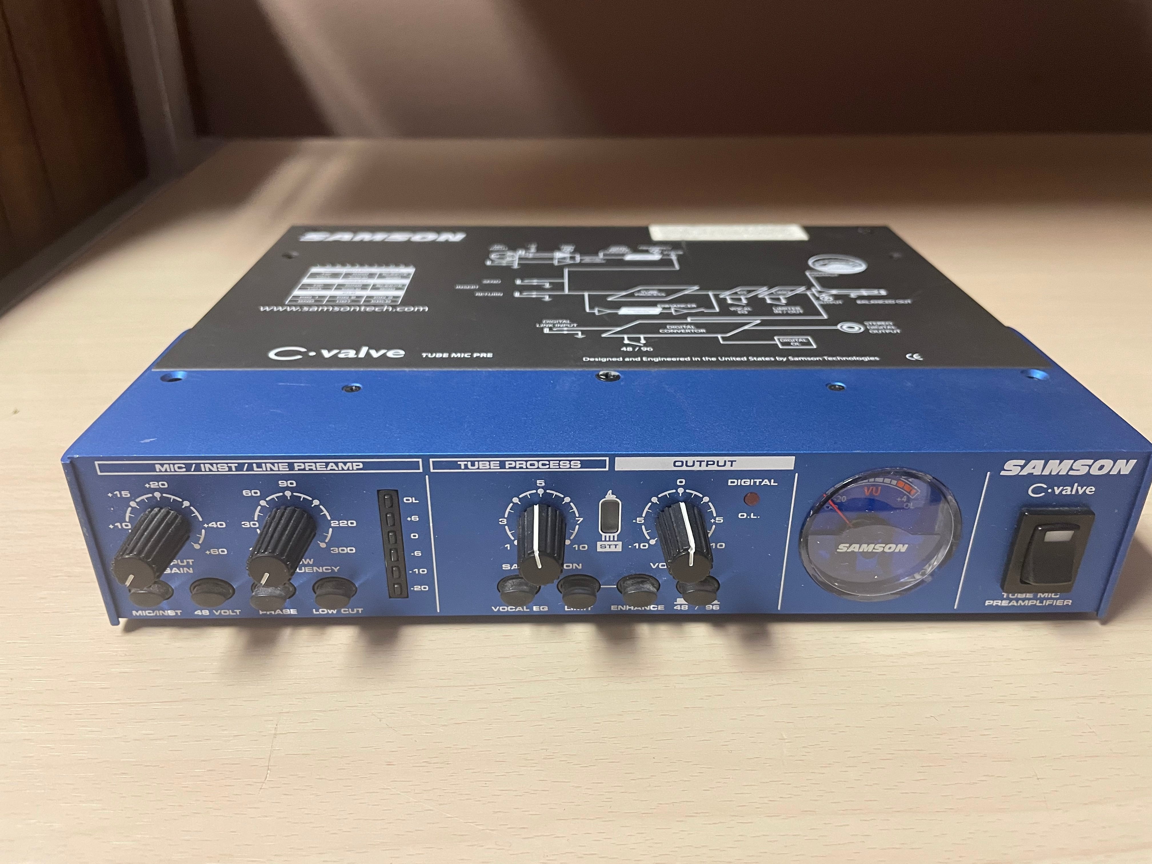 Used Samson C-Valve Tube Microphone Preamp